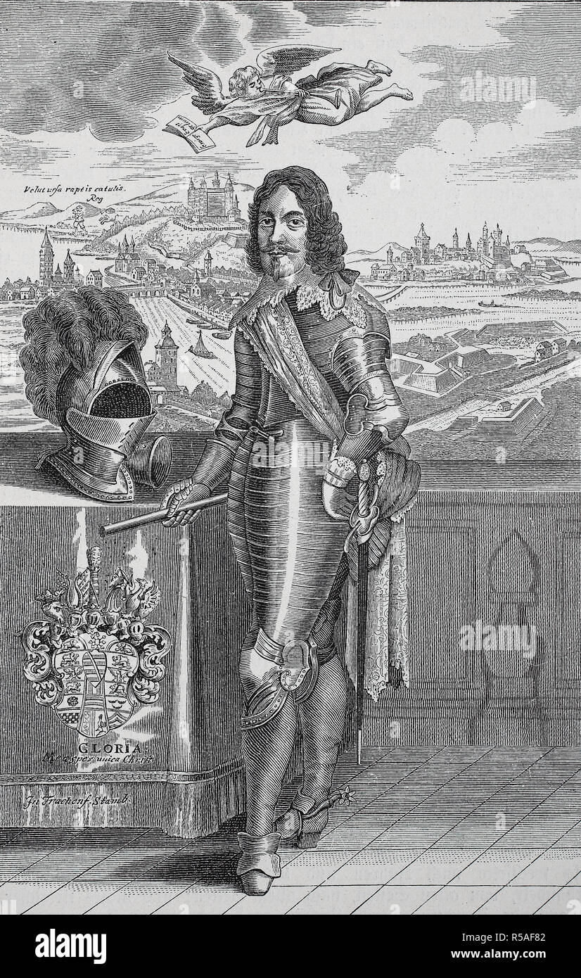 Duke Bernhard of Saxe-Weimar, 16 August 1604, 18 July 1639, general of ...