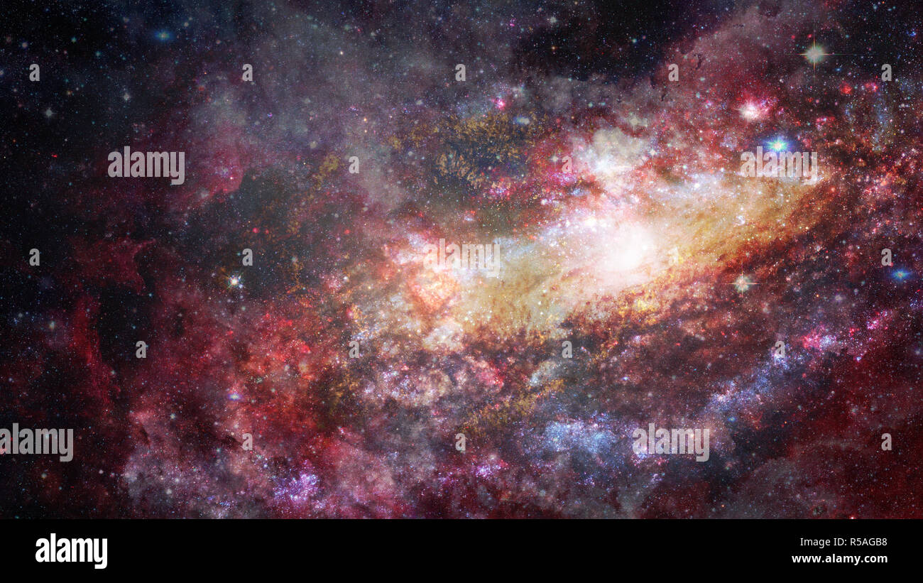 Dreamscape galaxy. Fantasy background. Elements of this image furnished ...