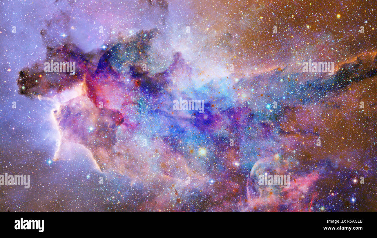 Galaxy and nebula. Solar system. Elements of this Image Furnished by ...