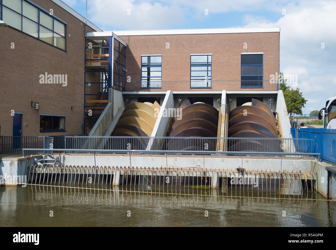 pumping house in the netherlands Stock Photo - Alamy
