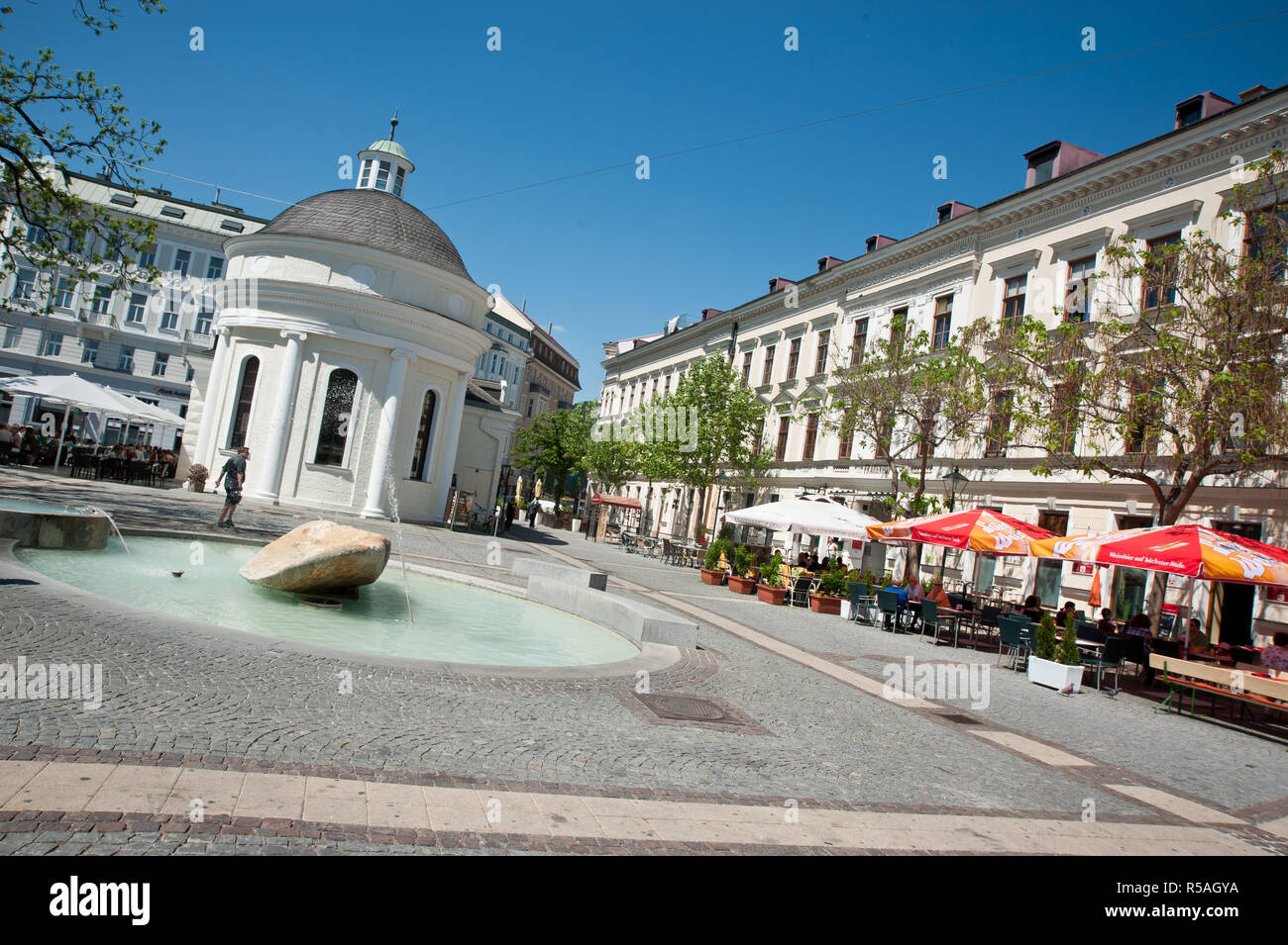 Baden bei Wien, Josefsplatz Stock Photo - Alamy