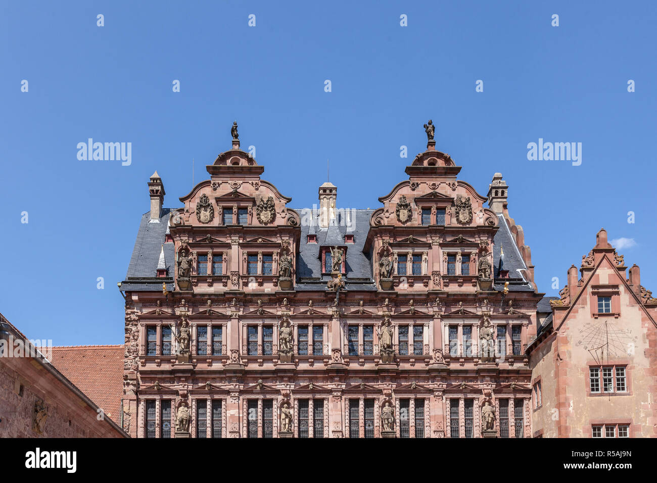 Heidelberg caste ruins in Germany at summer day Stock Photo - Alamy