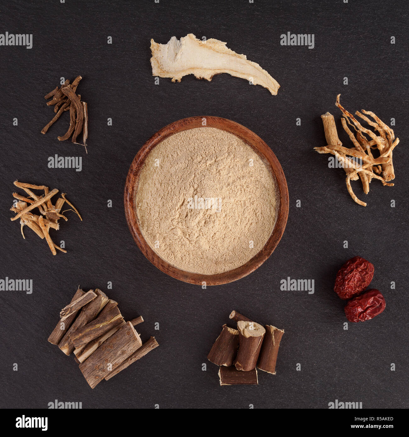 Various medicinal herbs Stock Photo - Alamy