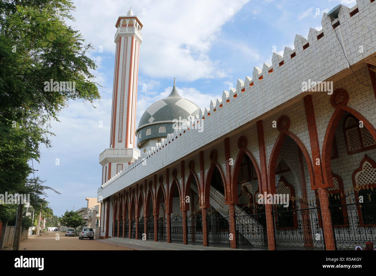 Mosque Quartier Jacques, a big building with also a library Stock Photo ...