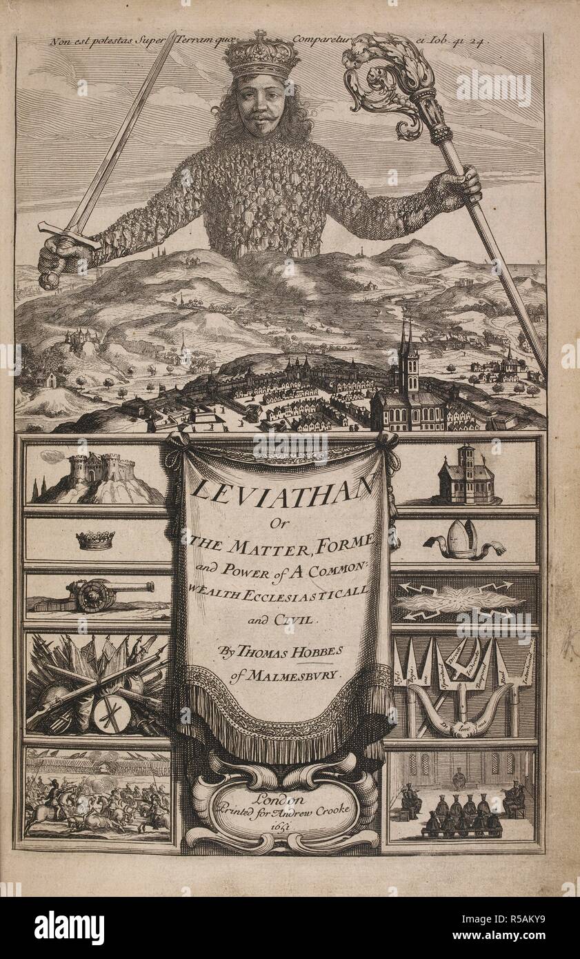 Title page of leviathan hi-res stock photography and images - Alamy