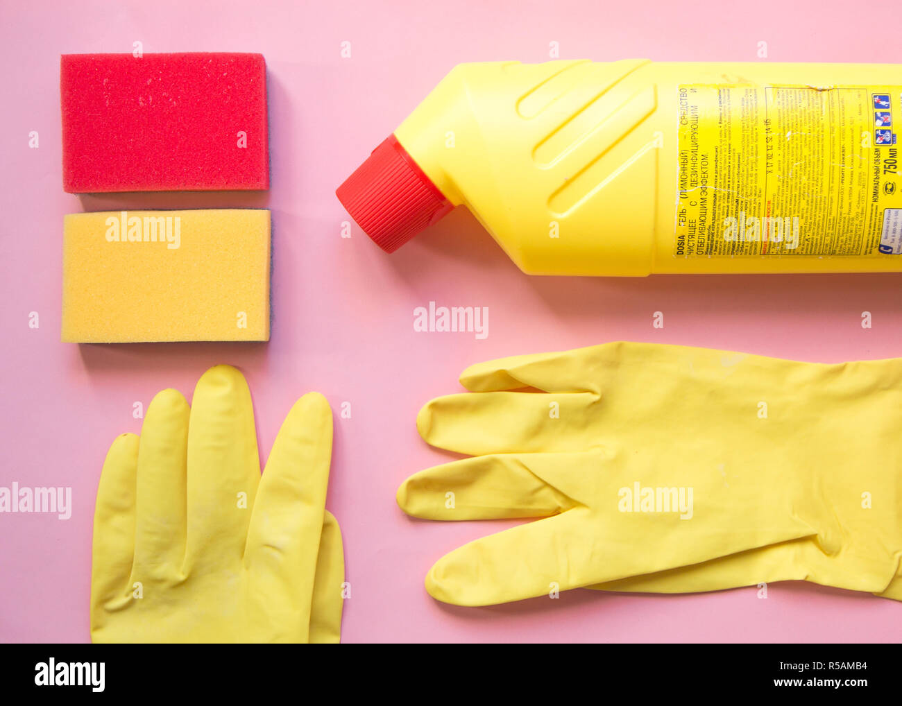 Cleaning concept tools in kitchen hi-res stock photography and images ...
