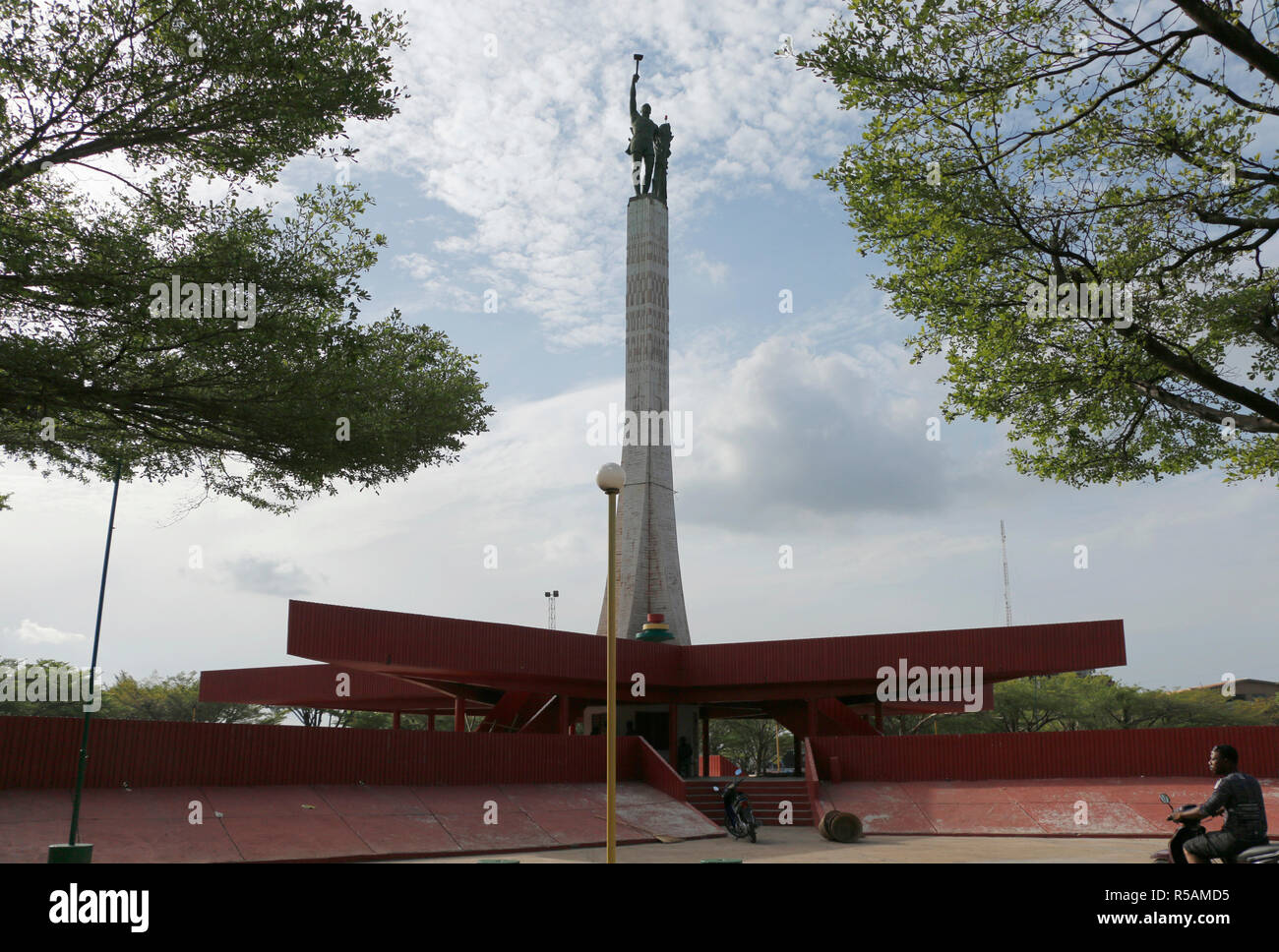 Place l'etoile rouge in Cotonou Benin Stock Photo - Alamy