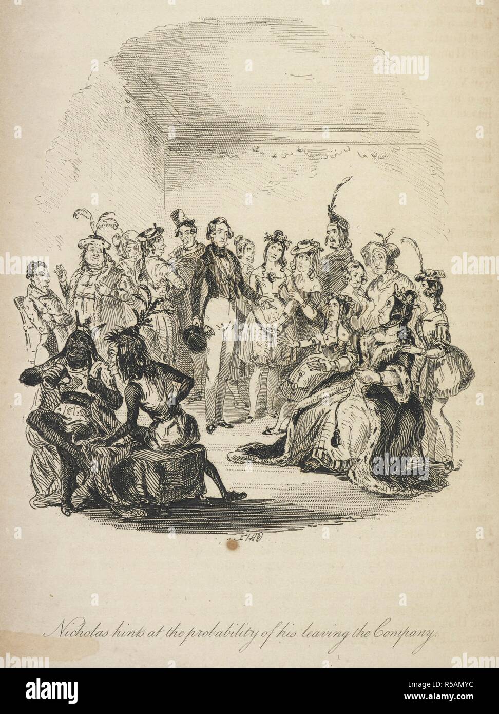 Phiz illustration charles dickens hi-res stock photography and images ...