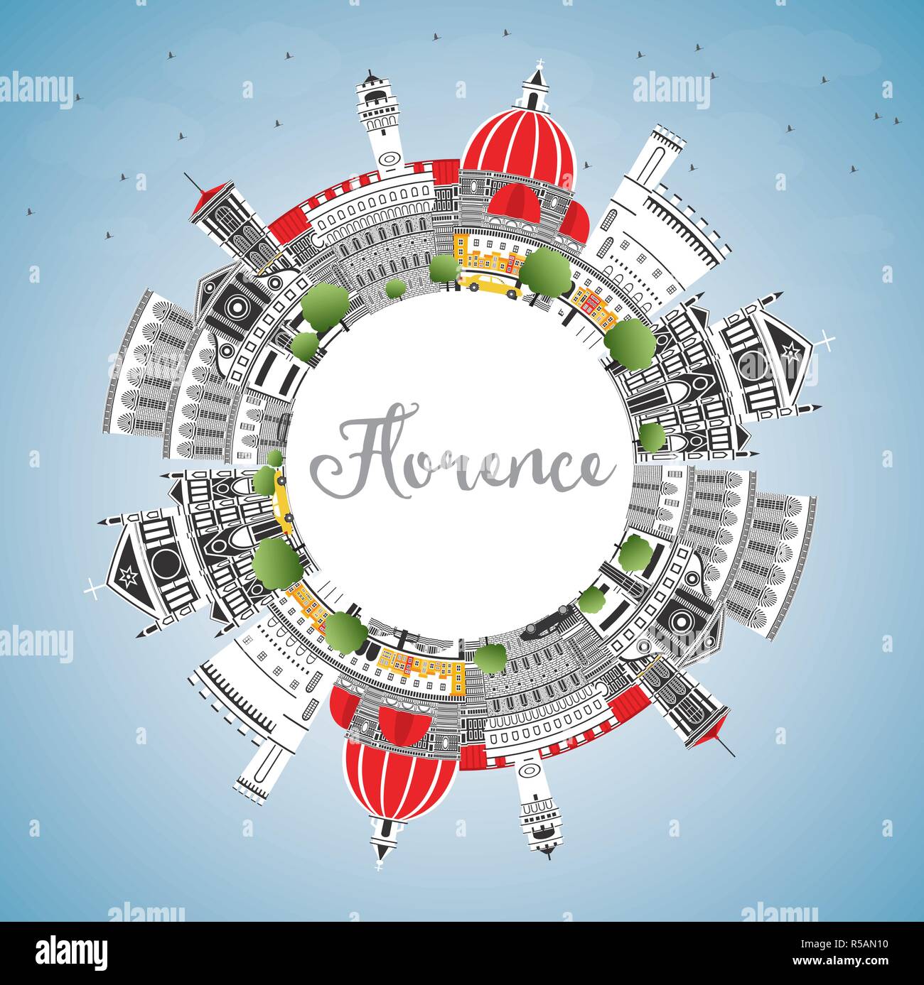 Florence duomo Stock Vector Images - Alamy