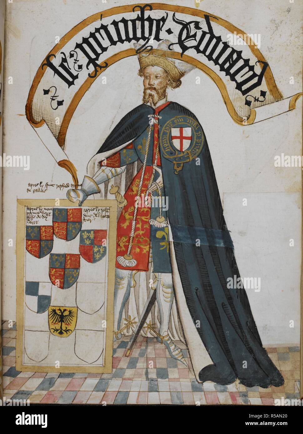 Edward prince of wales black prince hi-res stock photography and images ...