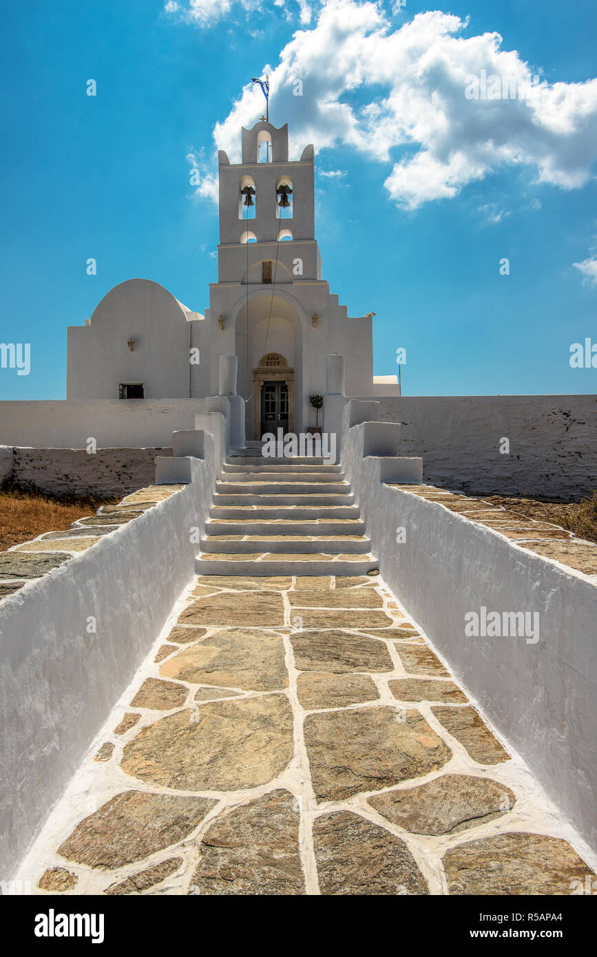 Greece. Sifnos island. Chrysopigi Monastery Stock Photo - Alamy