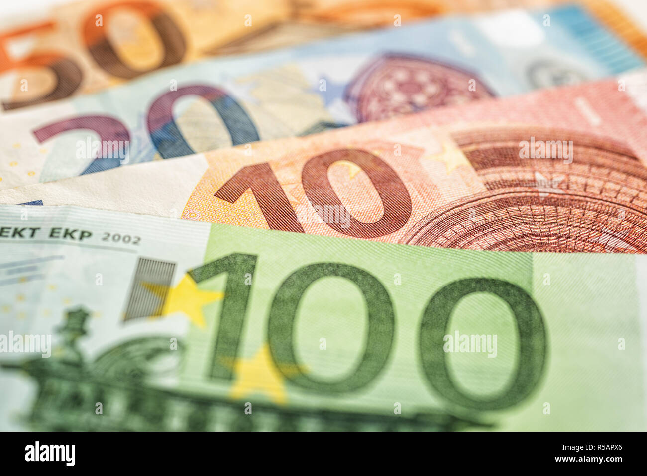 Some euro bank notes Stock Photo - Alamy