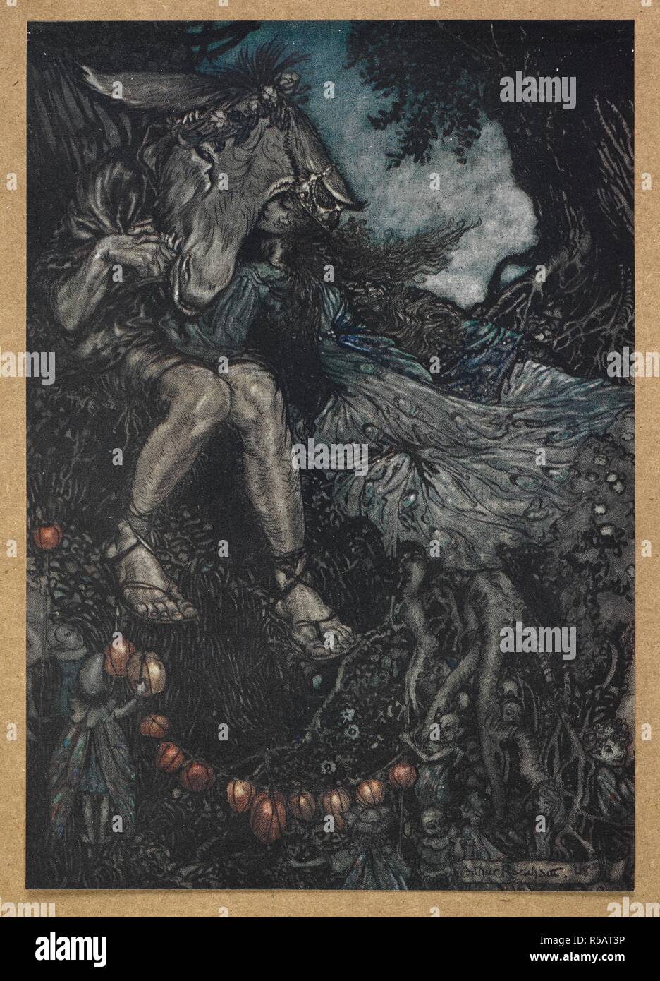 Sleep thou, and I will wind thee in my arms.' Bottom and Titania. A ...
