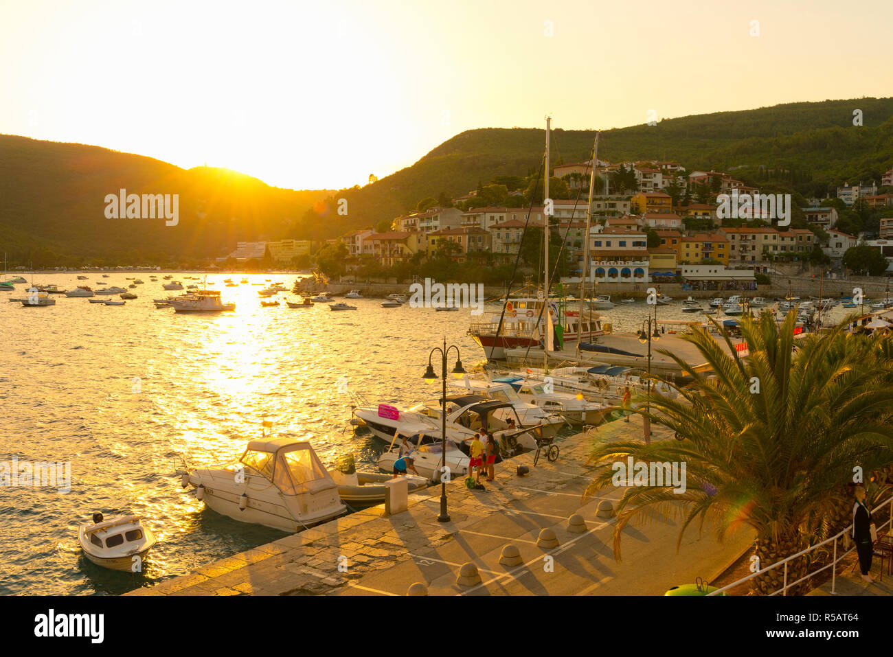 Croatia, Istria, Rabac Stock Photo - Alamy