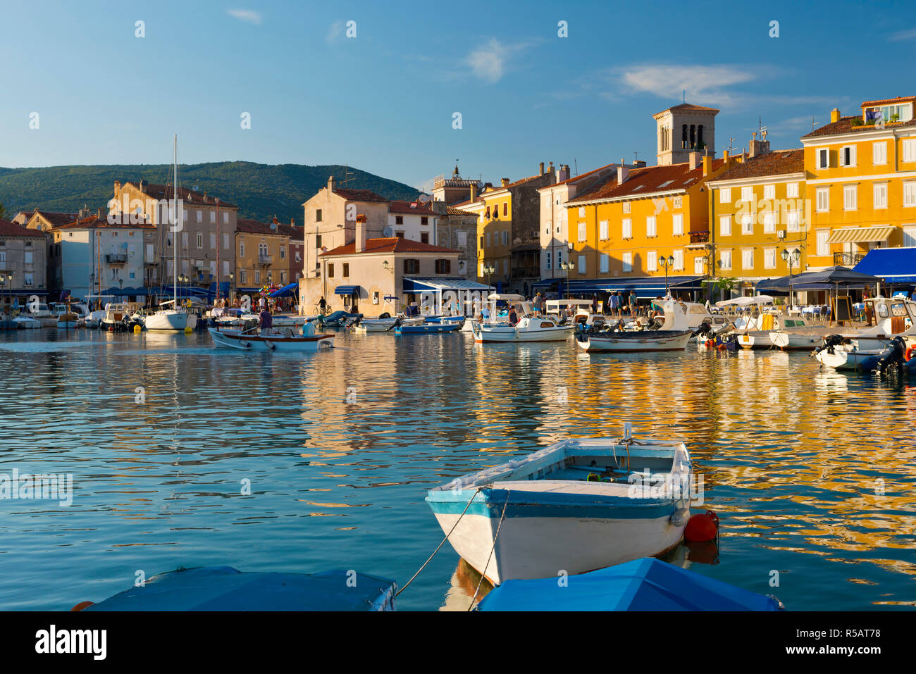 Croatia, Cres, Cres Town, Harbour Stock Photo - Alamy