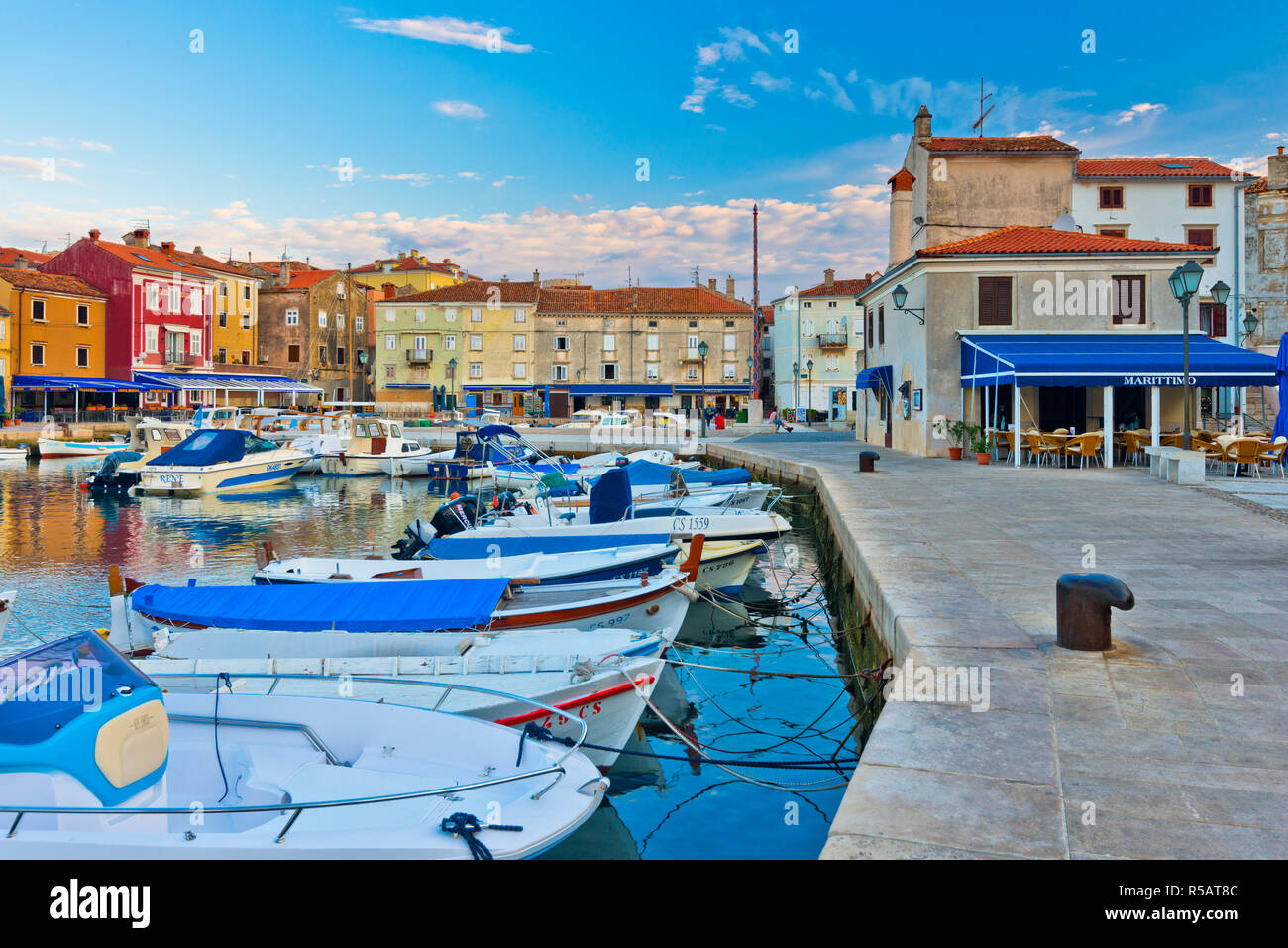 Croatia, Cres, Cres Town, Harbour Stock Photo - Alamy