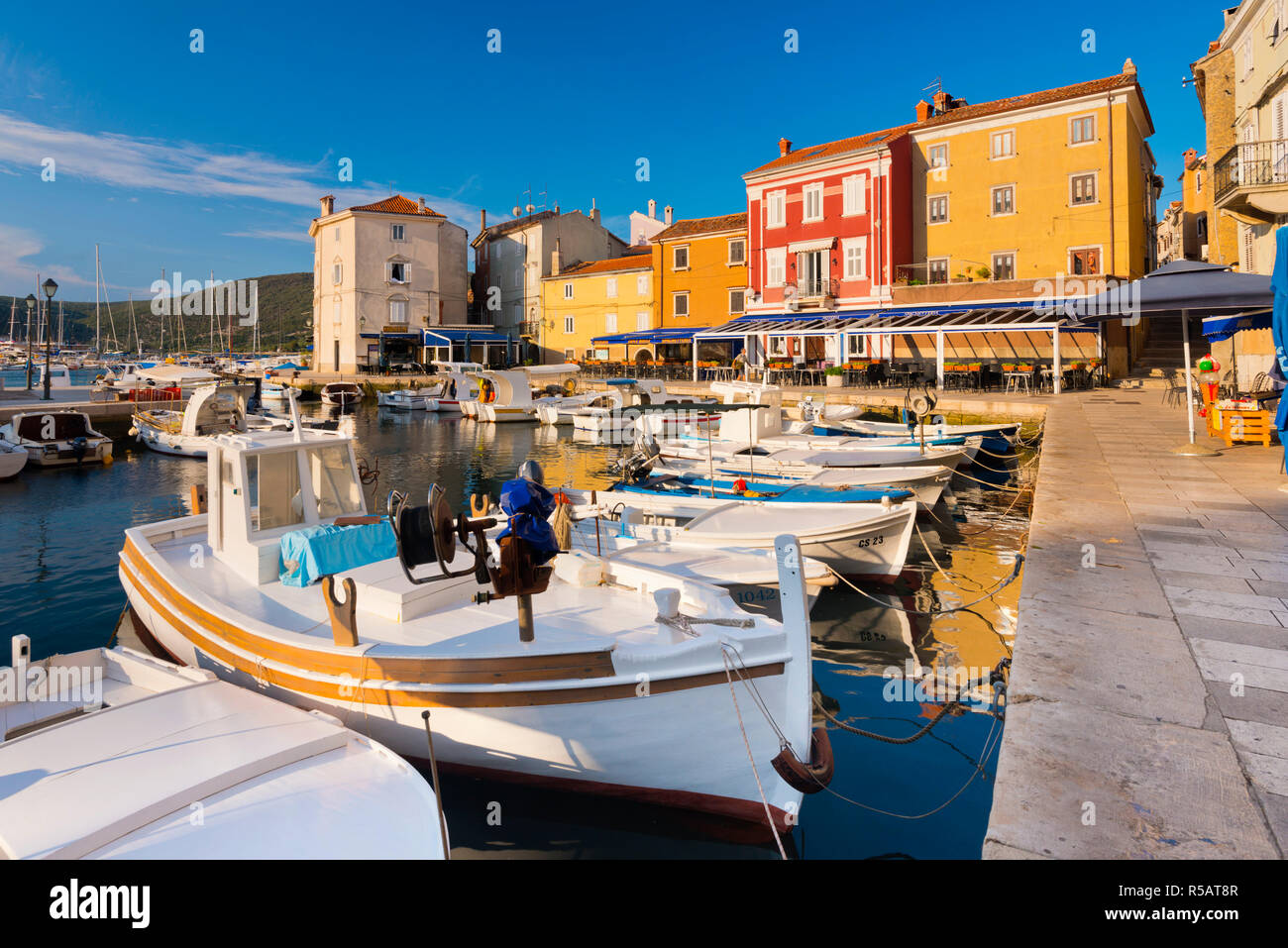 Croatia, Cres, Cres Town, Harbour Stock Photo - Alamy