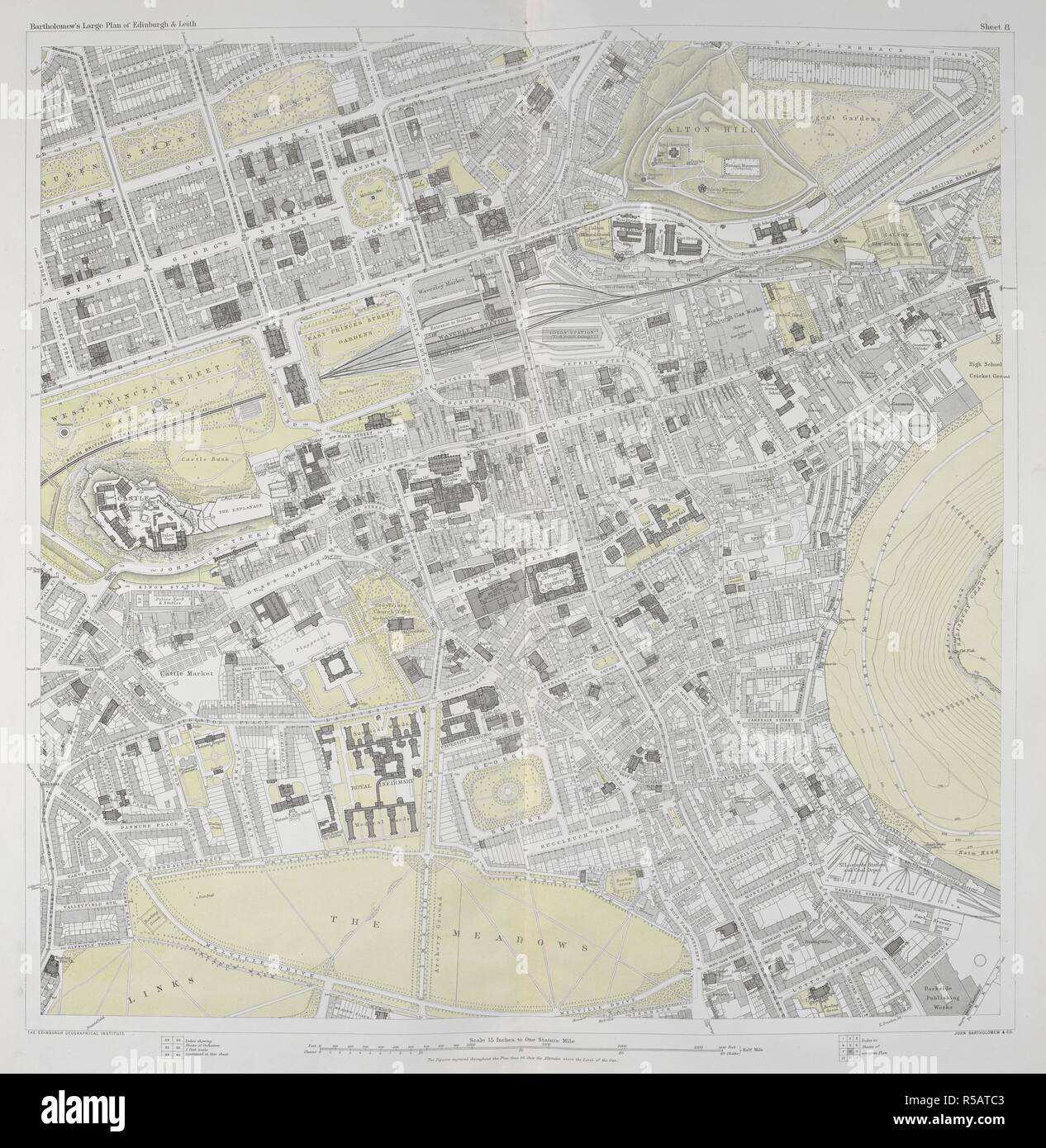 A plan of Edinburgh. Plan of the City of Edinburgh, with Leith and ...