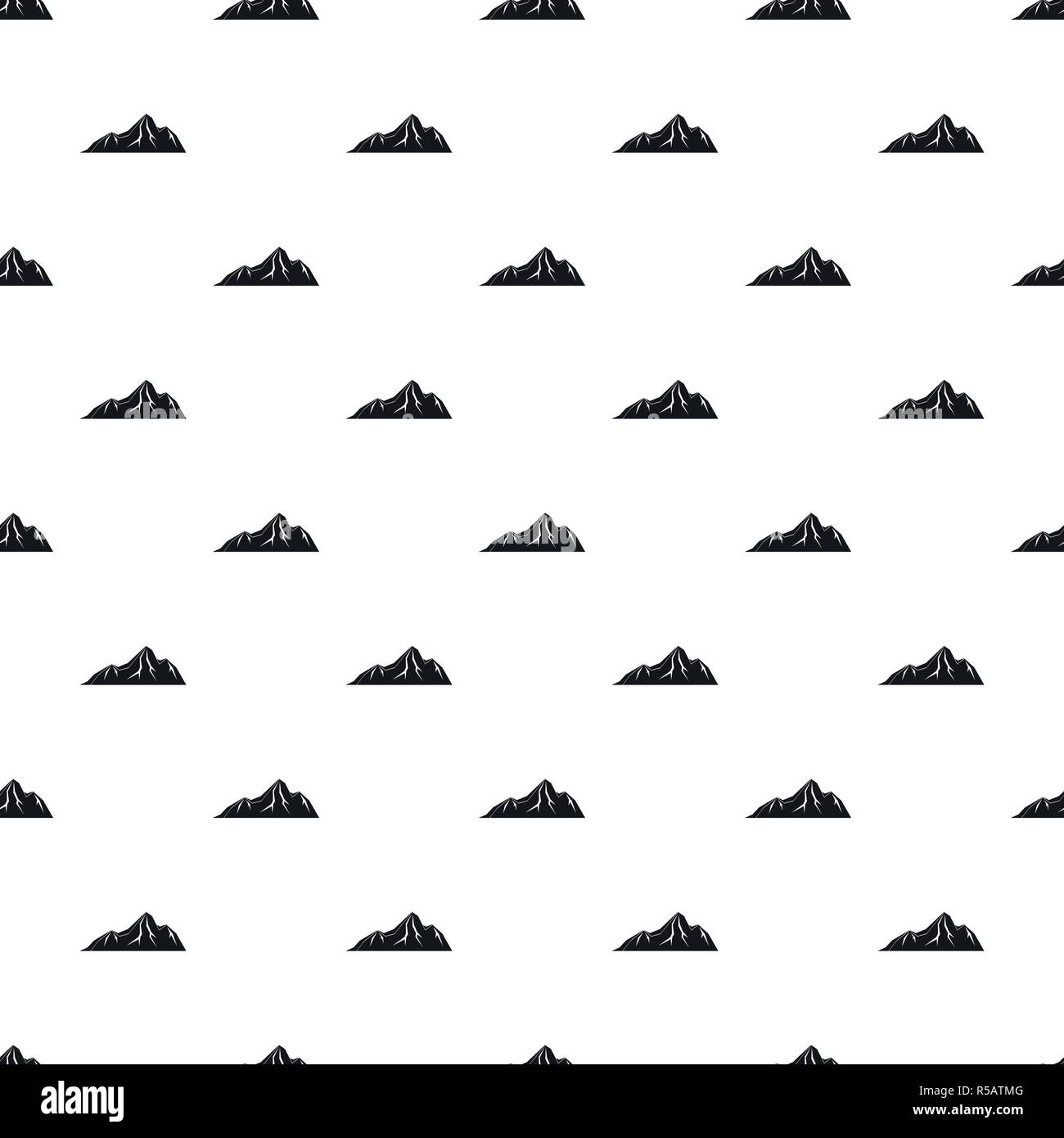 Tall mountain pattern seamless vector repeat geometric for any web ...