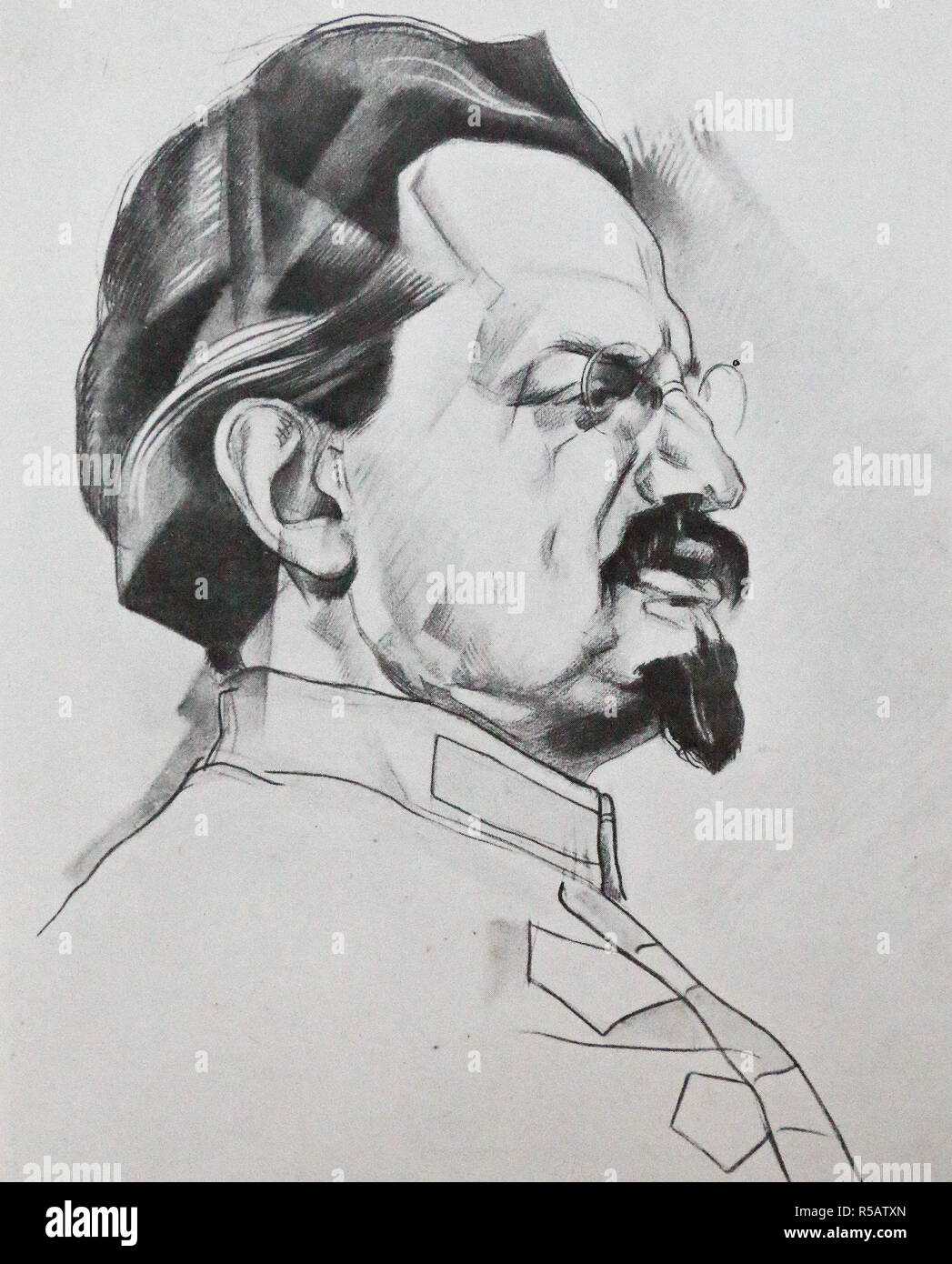 Leon trotsky drawing hi-res stock photography and images - Alamy