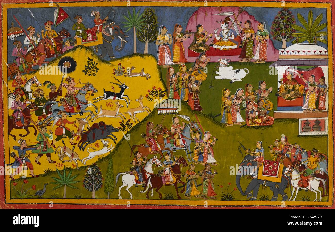 Rama tells the story of Ila. Kardama was hunting in the same forest ...