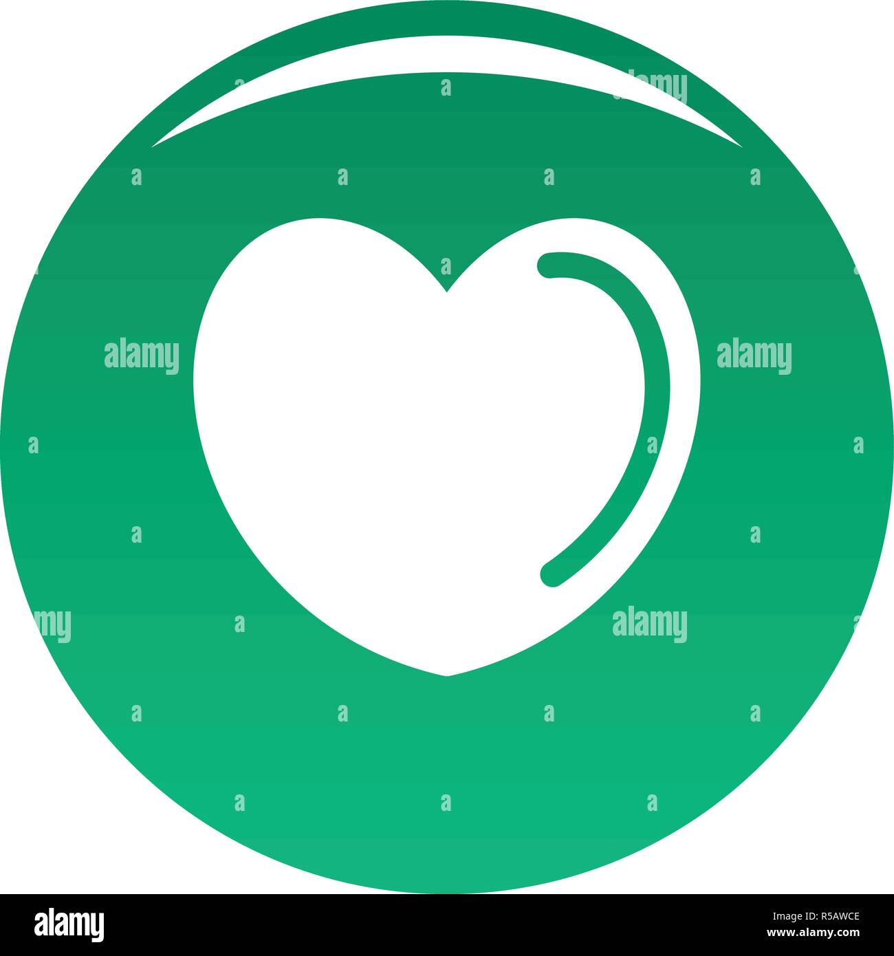 Poisoned heart icon. Simple illustration of poisoned heart vector icon ...