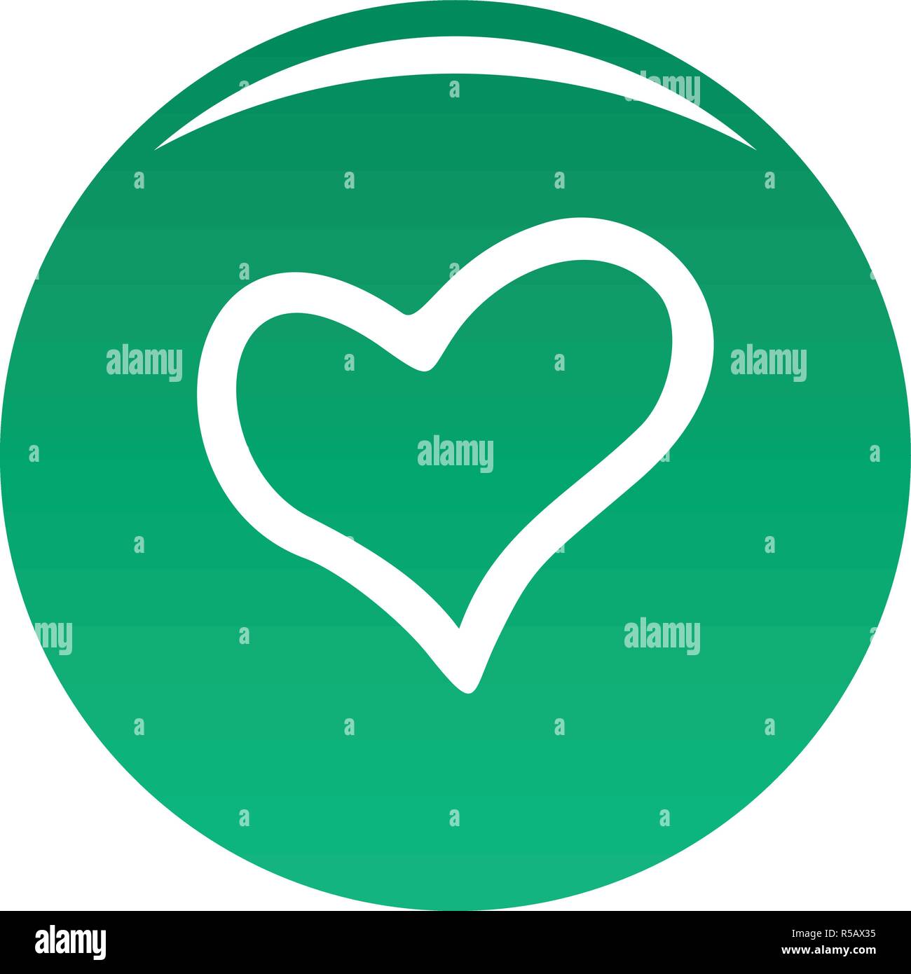 Faithful heart icon. Simple illustration of faithful heart vector icon ...