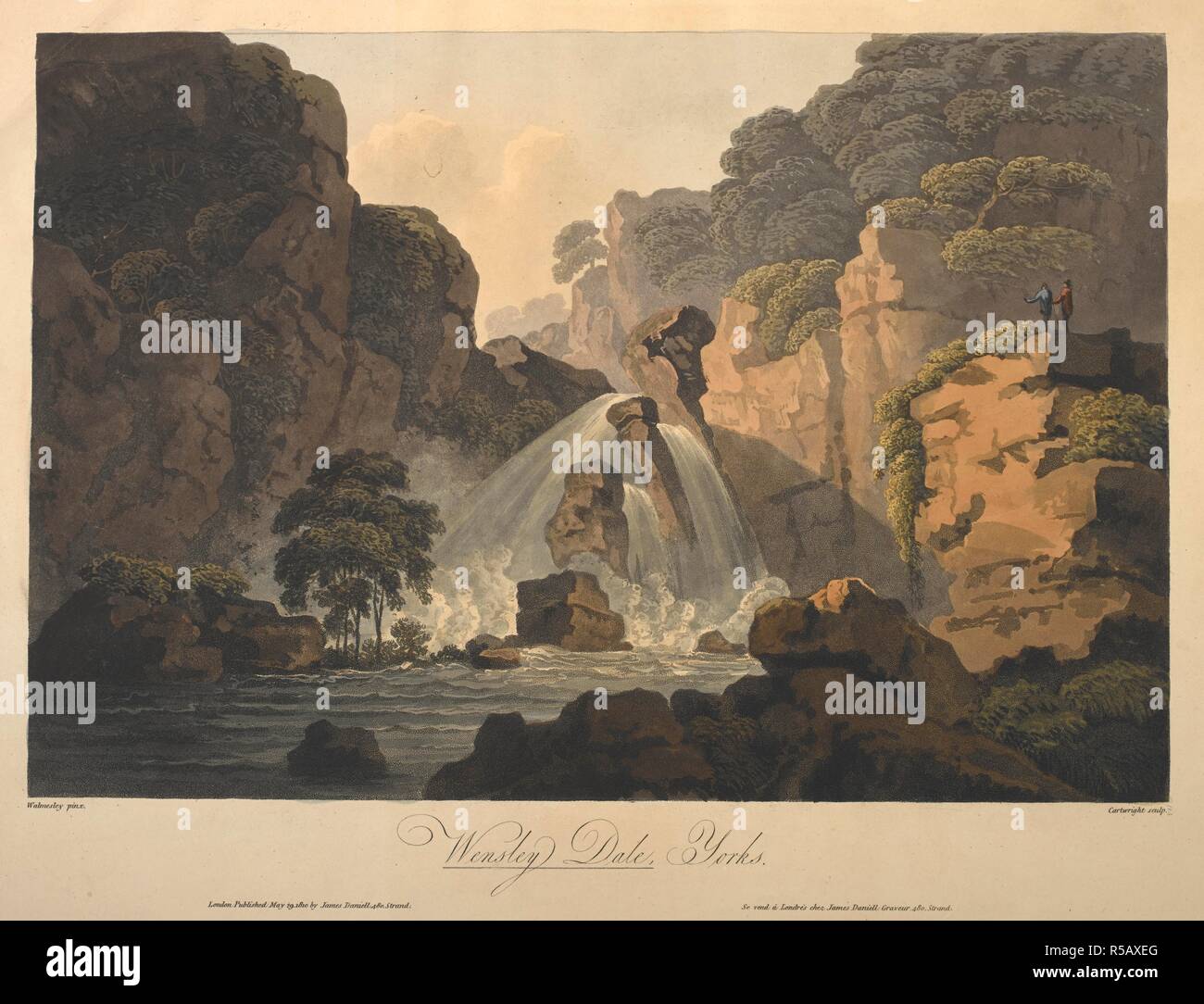 Wensley waterfall hi-res stock photography and images - Alamy