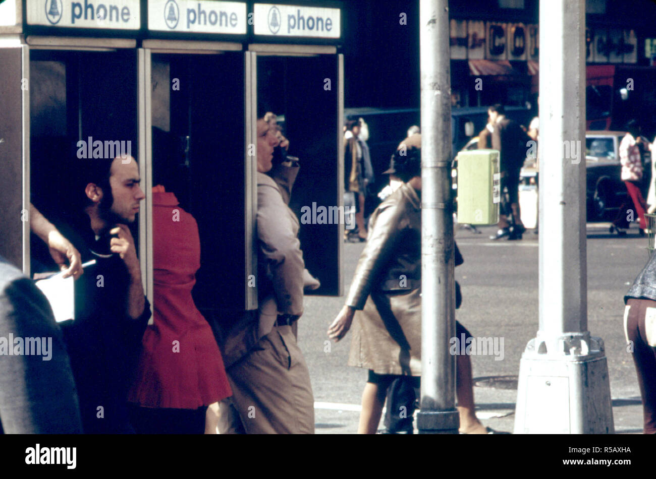 1970s phone booths hi-res stock photography and images - Alamy