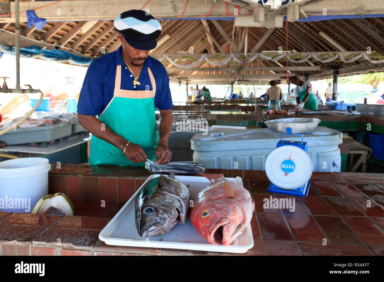 Barbados oistins fish hi-res stock photography and images - Alamy
