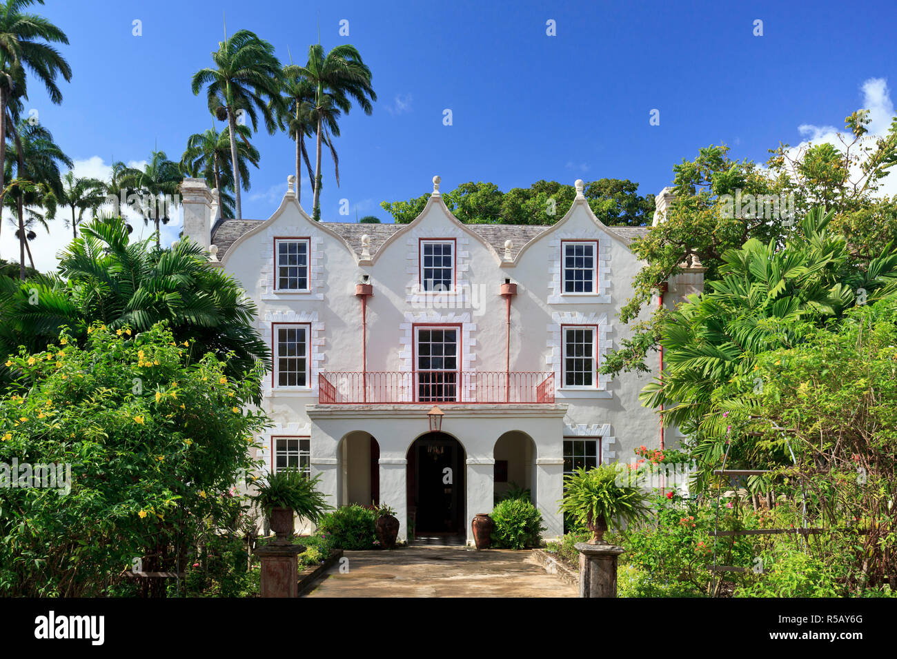 Caribbean, Barbados, Historic St. Nicholas Abbey Stock Photo - Alamy
