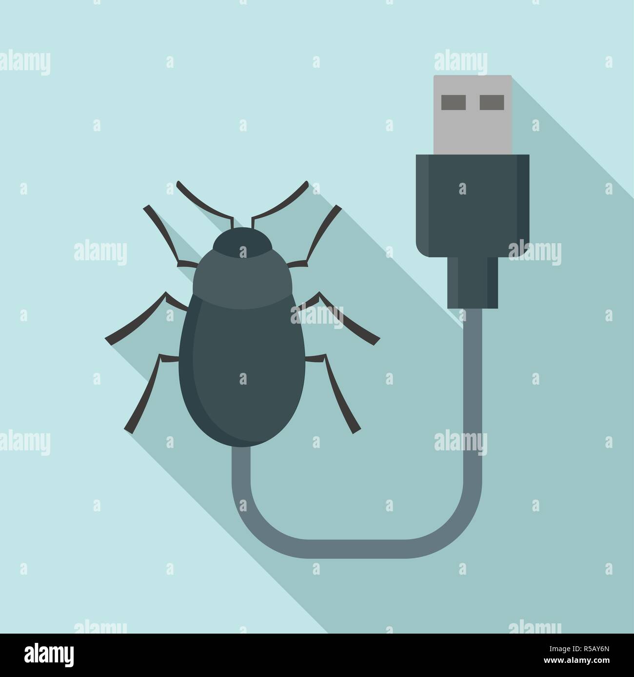 Infected usb Stock Vector Images - Alamy