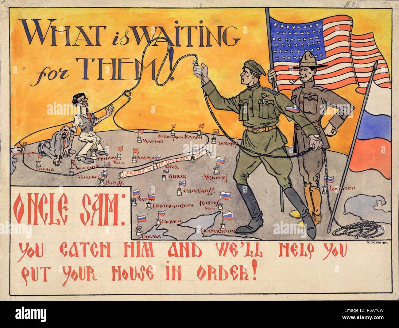 Trotsky poster hi-res stock photography and images - Alamy