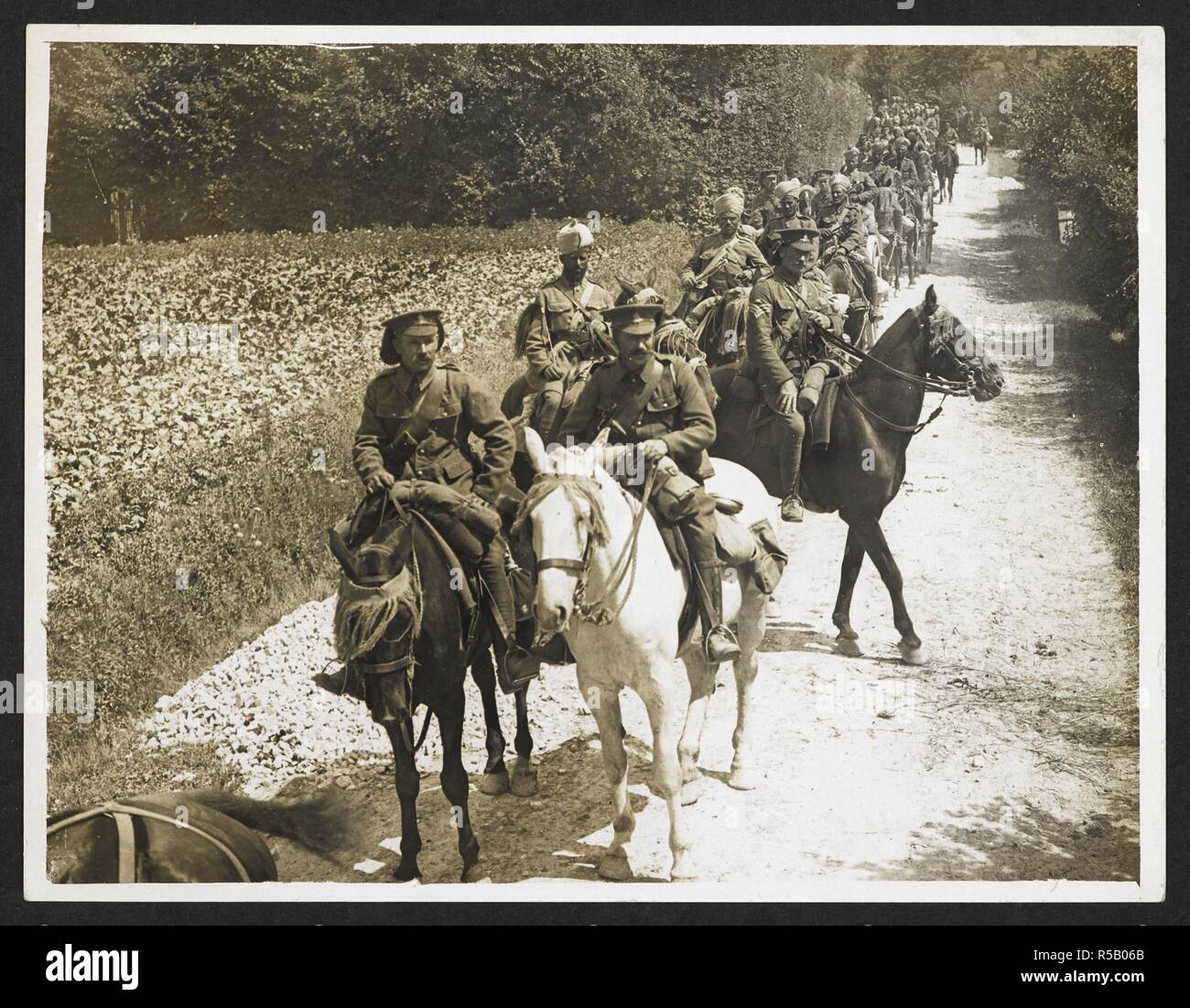 Indian cavalry first world war hi-res stock photography and images - Alamy
