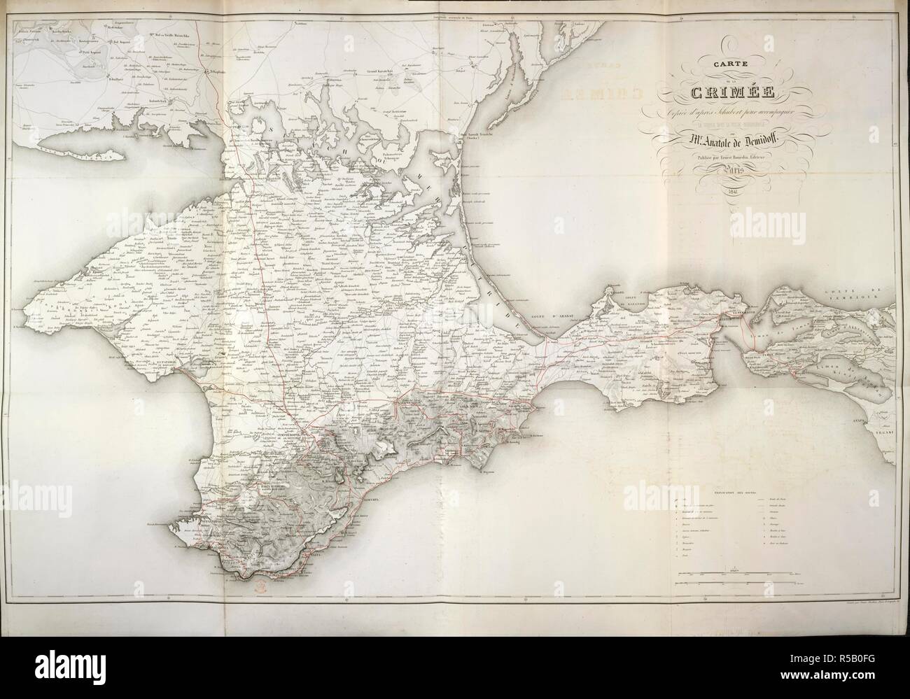 Map of the Crimea. Atlas. Paris, 1841 - 1842. Source: Cup.1248.a.4 ...