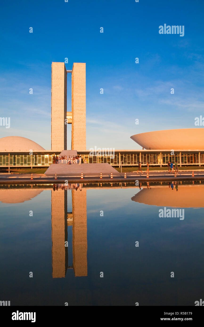 Brazil, Distrito Federal-Brasilia, Brasilia, National Congress of ...