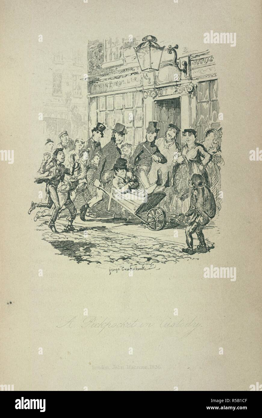 A pickpocket in custody. Sketches by Boz ... The second series. Second ...