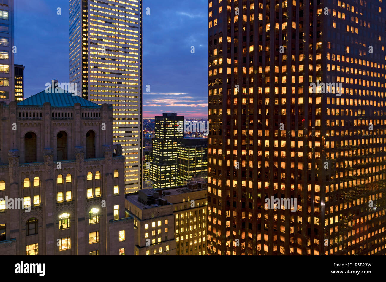 Canada, Ontario, Toronto, Downtown Financial District Stock Photo - Alamy