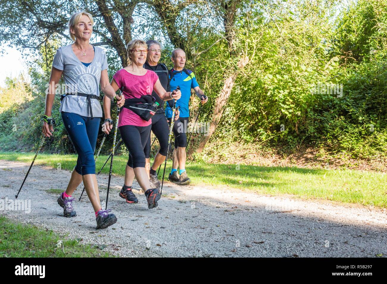 Nordic walking hi-res stock photography and images - Alamy