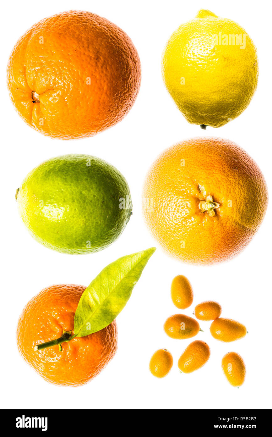 Assortment of citrus Stock Photo - Alamy