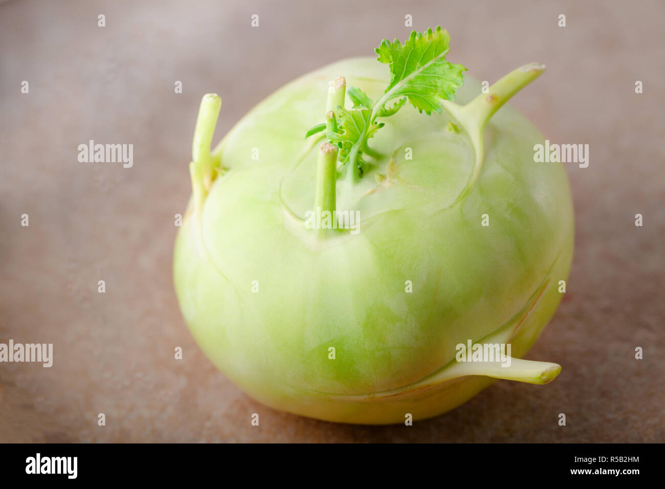 Fresh cabbage of kohlrabi Stock Photo - Alamy