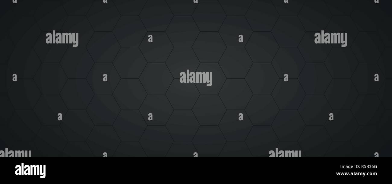 black abstract honeycomb background vector illustration EPS10 Stock ...