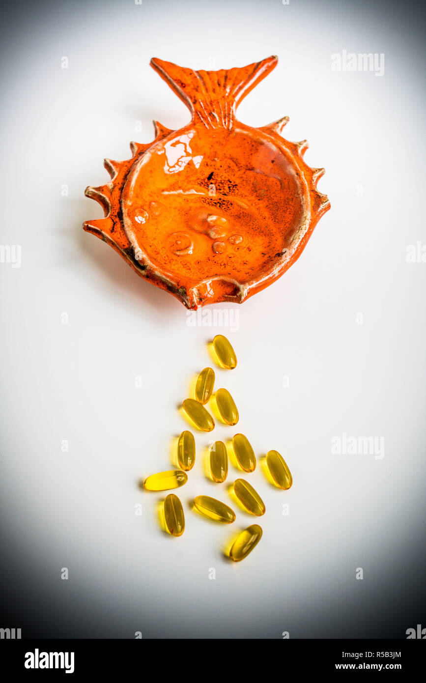 Liquid nutritional supplements in capsules Stock Photo - Alamy
