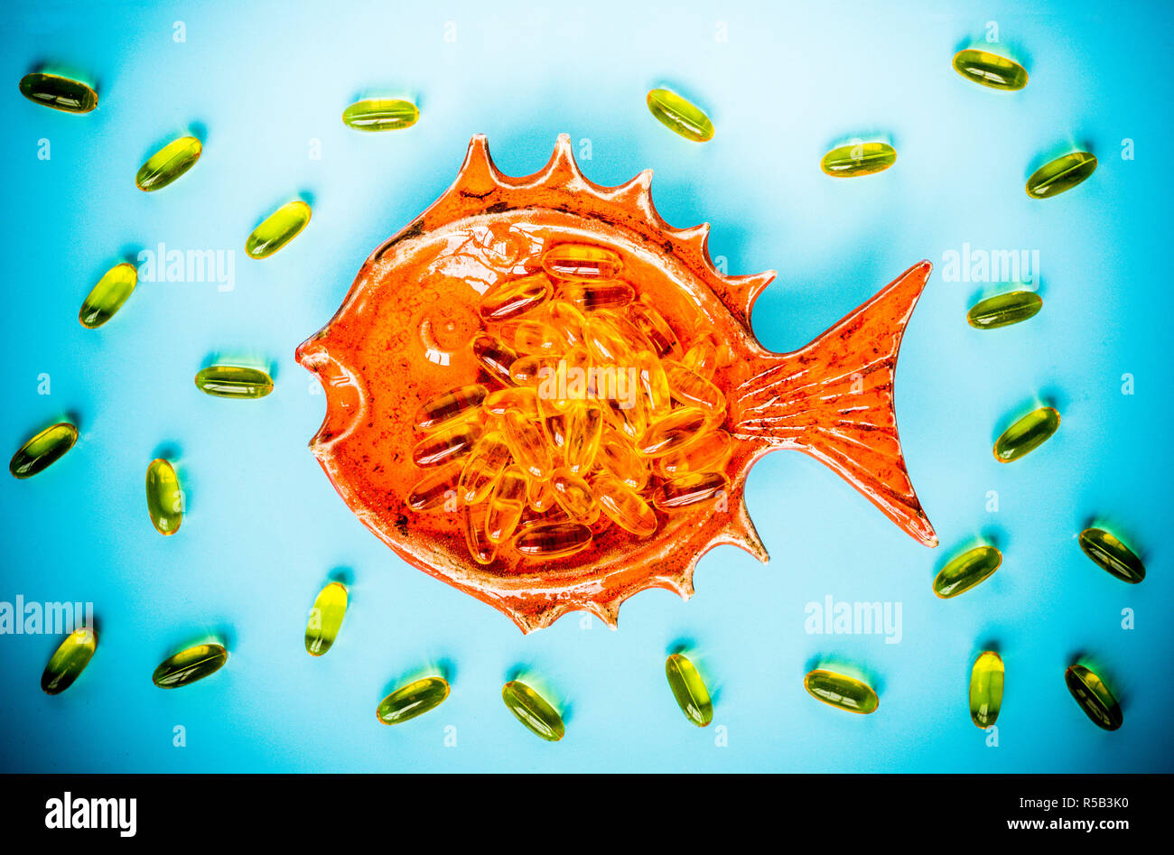 Liquid nutritional supplements in capsules Stock Photo - Alamy
