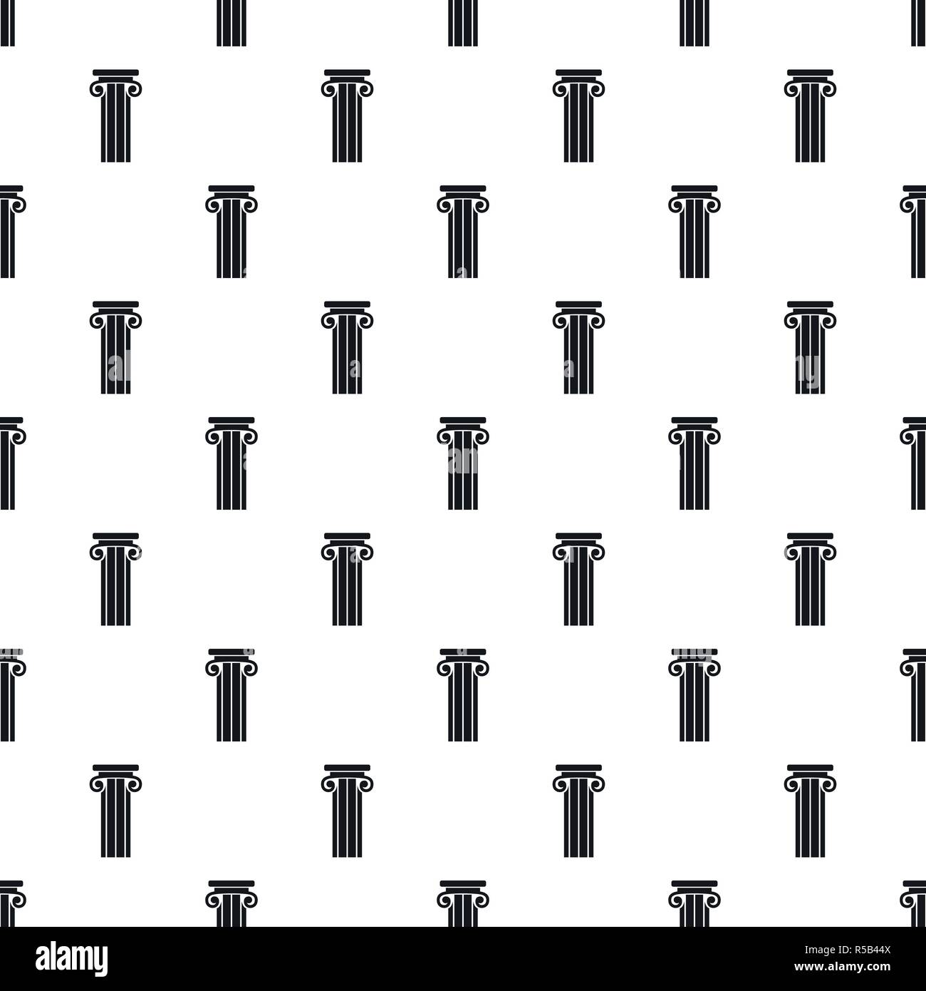 French column pattern seamless vector repeat geometric for any web design Stock Vector Image ...