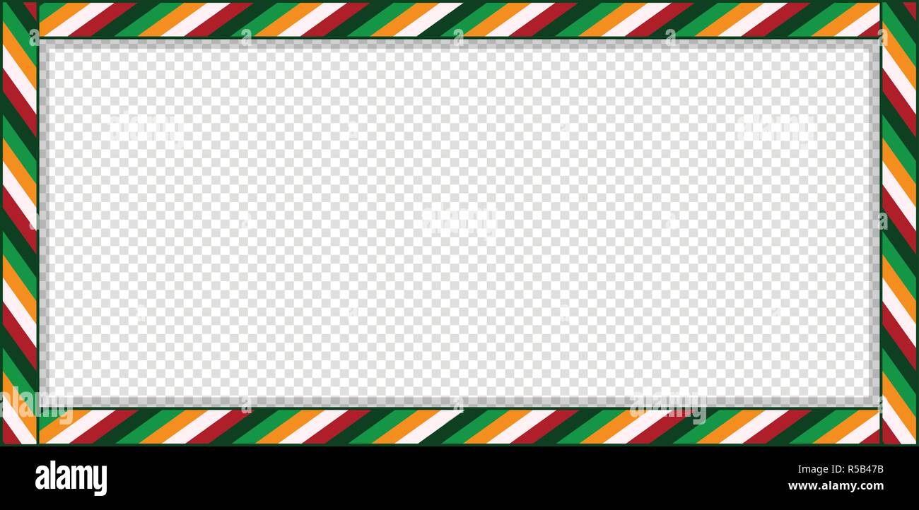 Colorful Striped Border