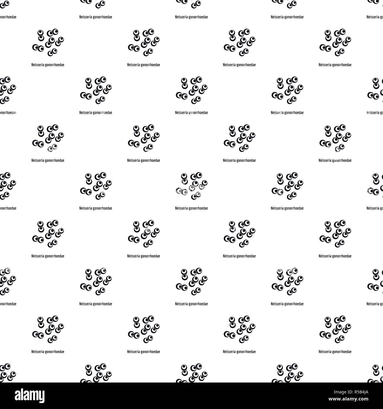 Neisseria gonorrhoedae pattern seamless vector repeat geometric for any web design Stock Vector ...