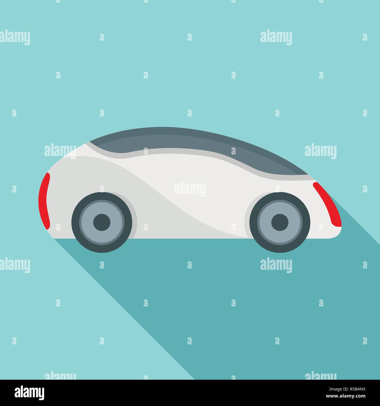 Autonomous car with passenger Stock Vector Images - Alamy