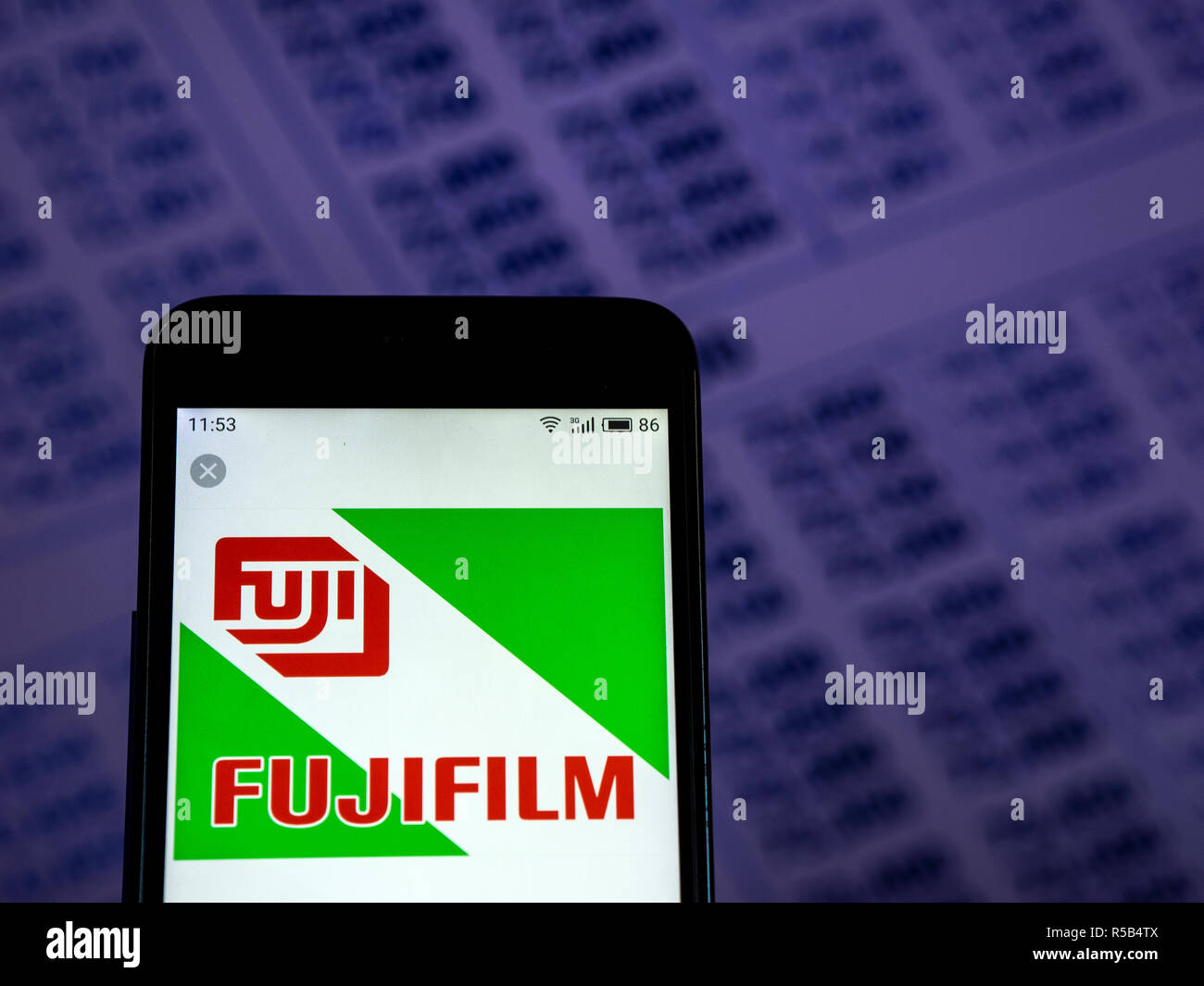 Fujifilm logo hi-res stock photography and images - Alamy