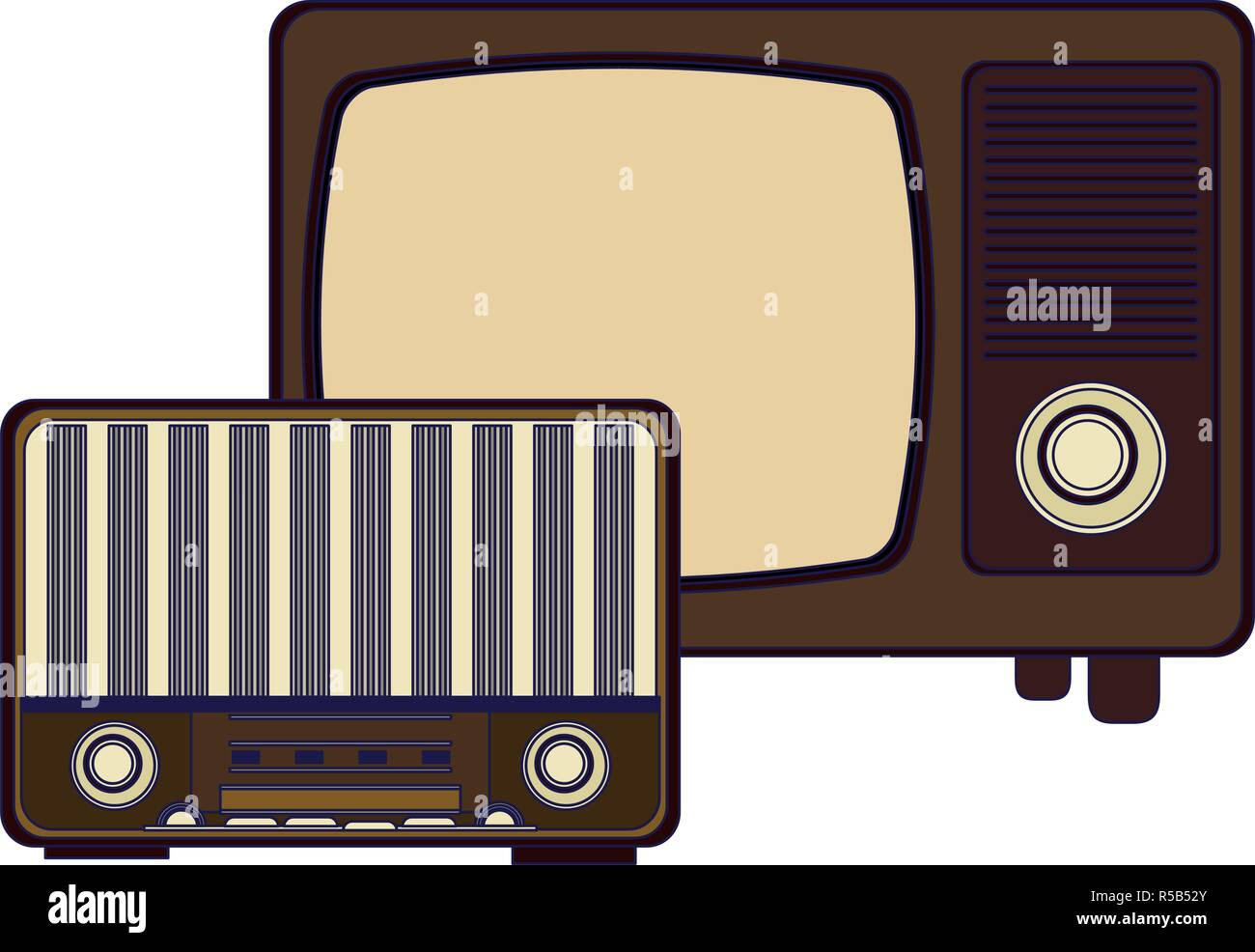 Vintage media technology Stock Vector Image & Art - Alamy